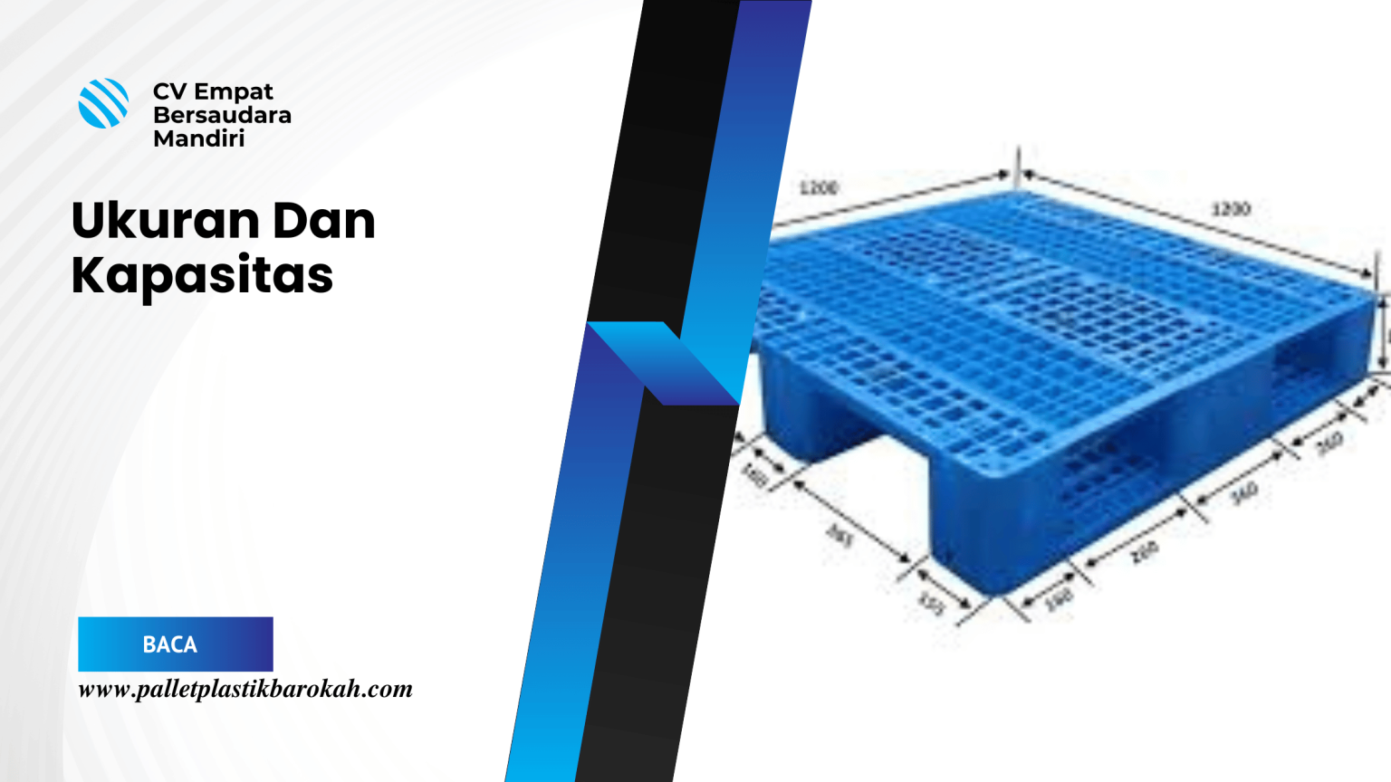 Ukuran Dan Kapasitas - CV Empat Bersaudara Mandiri